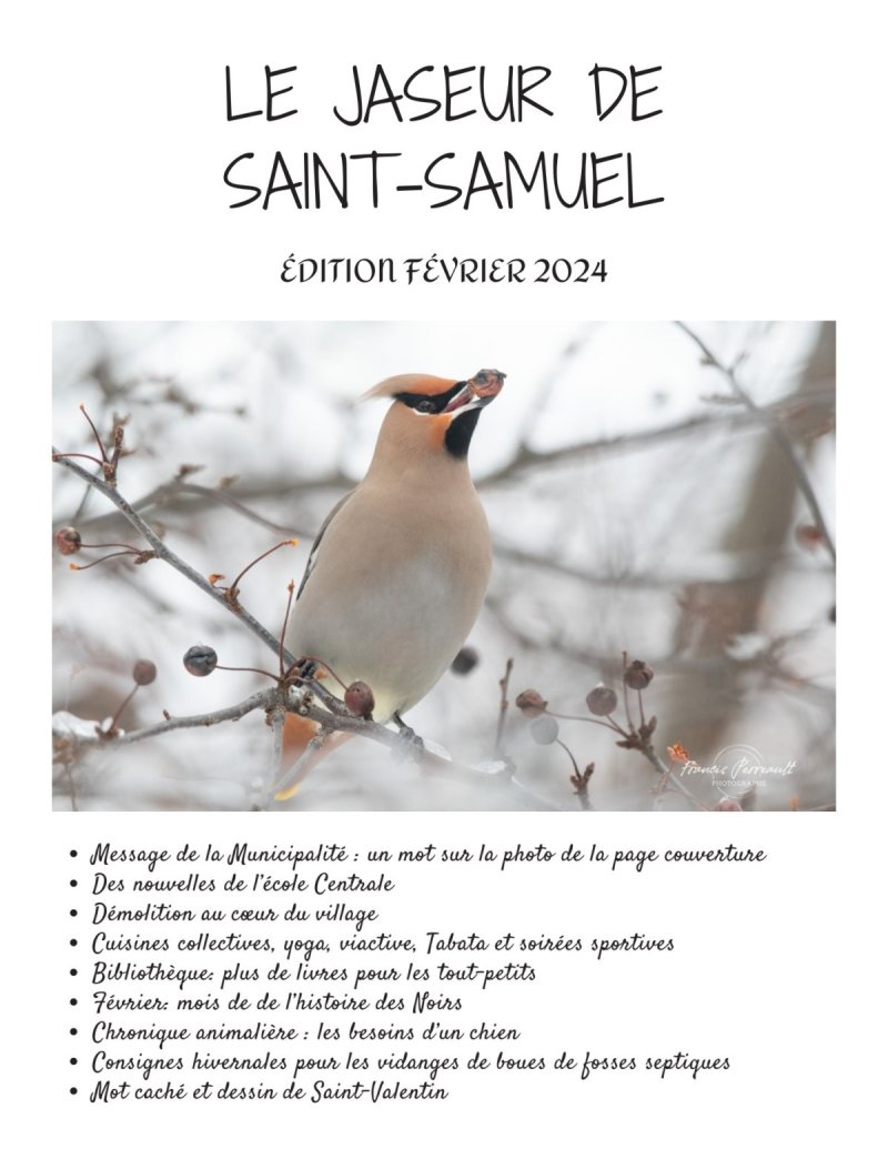 Le Jaseur | Saint-Samuel